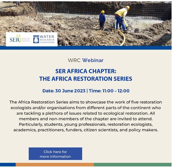 Upcoming Events – Water Research Commission