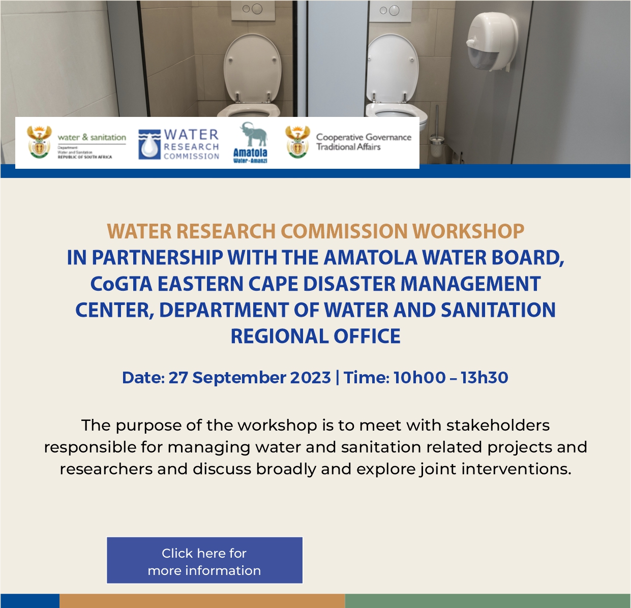 Upcoming Events – Water Research Commission
